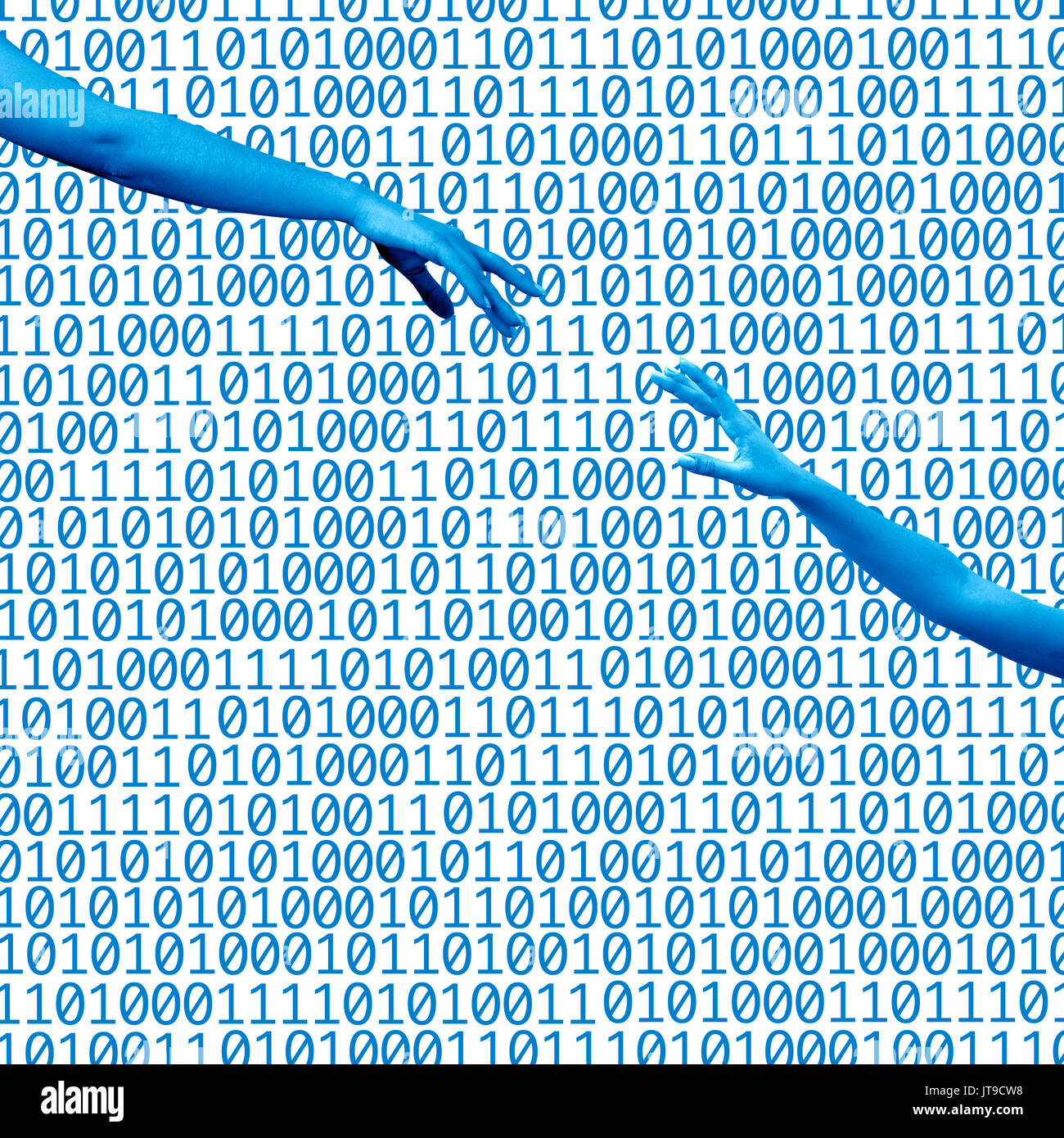 Binary Code Hand High Resolution Stock Photography and Images - Alamy