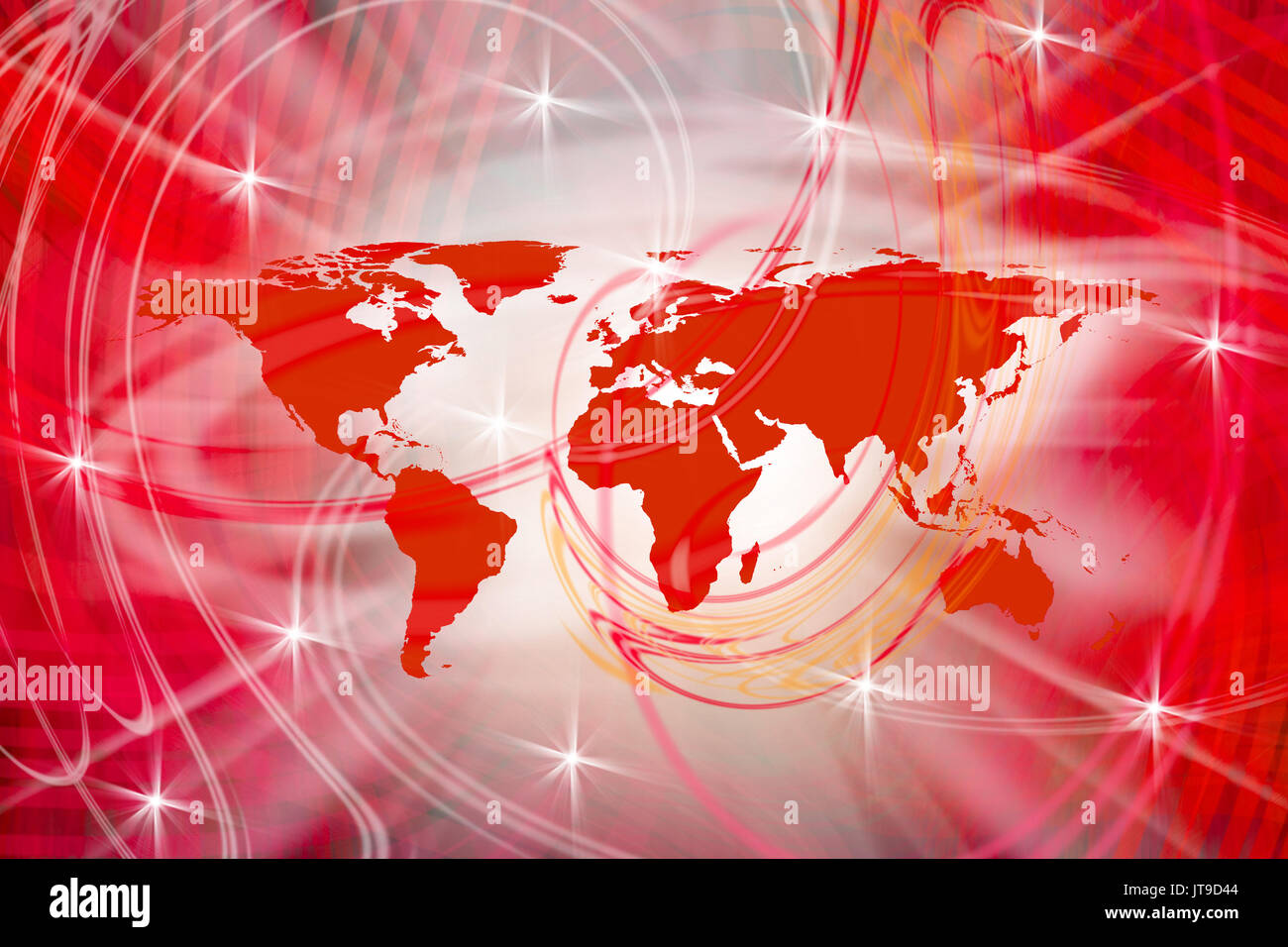 conceptual background image of world map. Furnished NASA world image ...