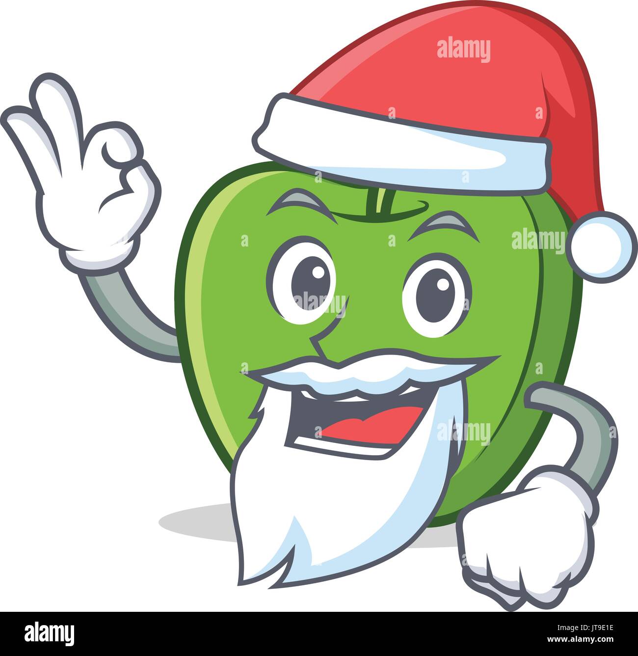 Crazy santa vector cartoon Stock Vector Images - Alamy