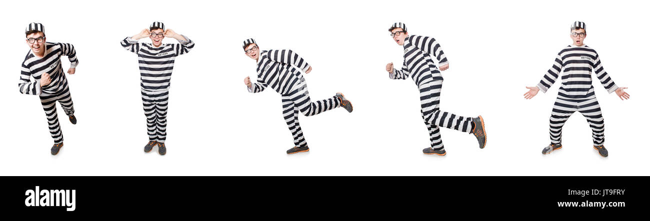 Funny prison inmate in concept Stock Photo - Alamy