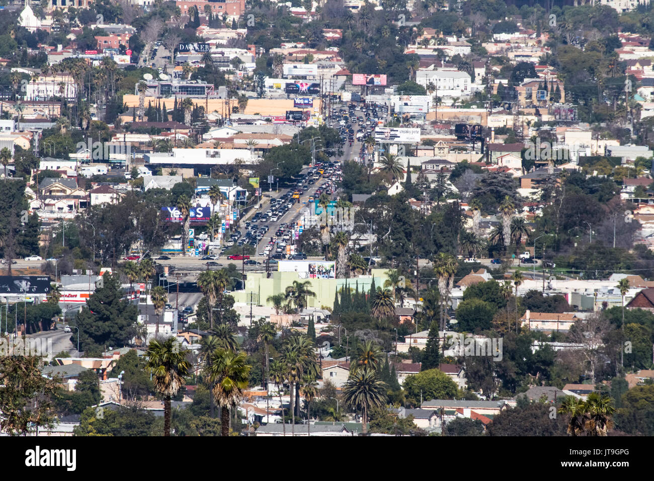 The Hollywood Sign is a famous landmark in the Hollywood Hills area of ...