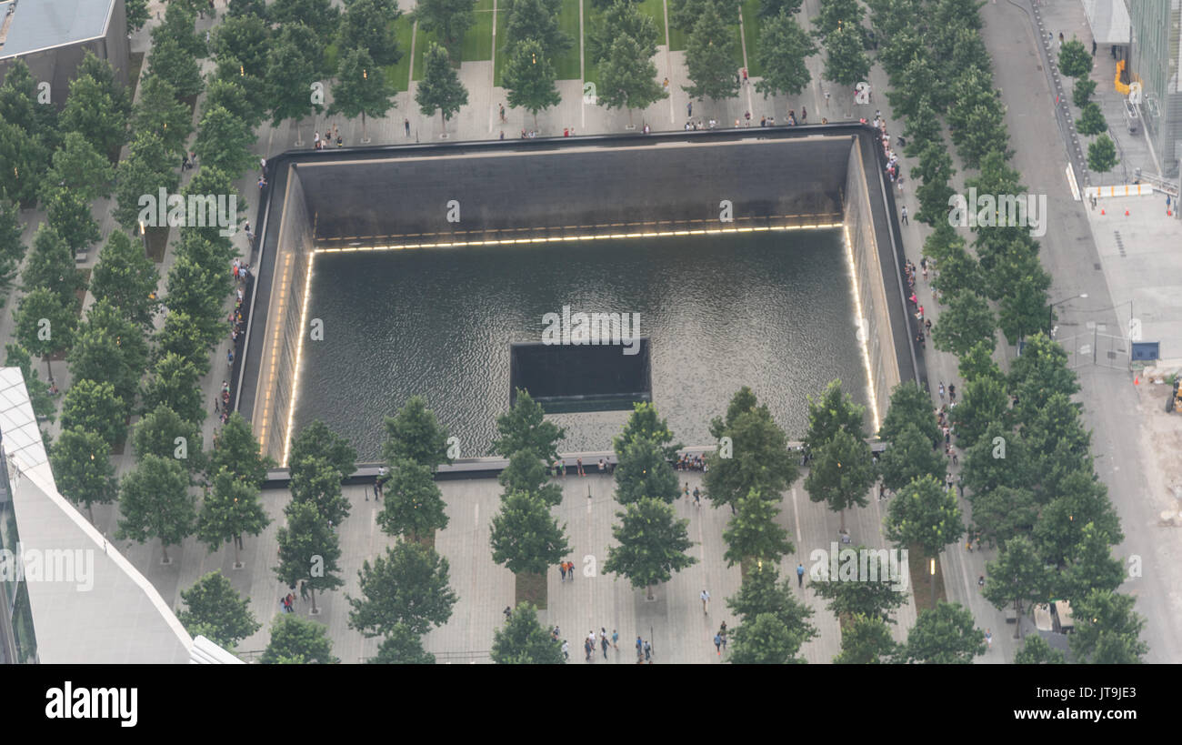 Ground zero new york aerial hi-res stock photography and images - Alamy