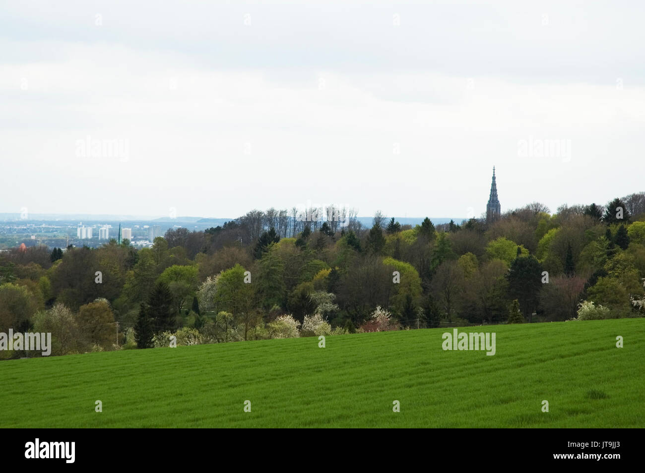 spring landscape near Ulm, Germany Stock Photo - Alamy