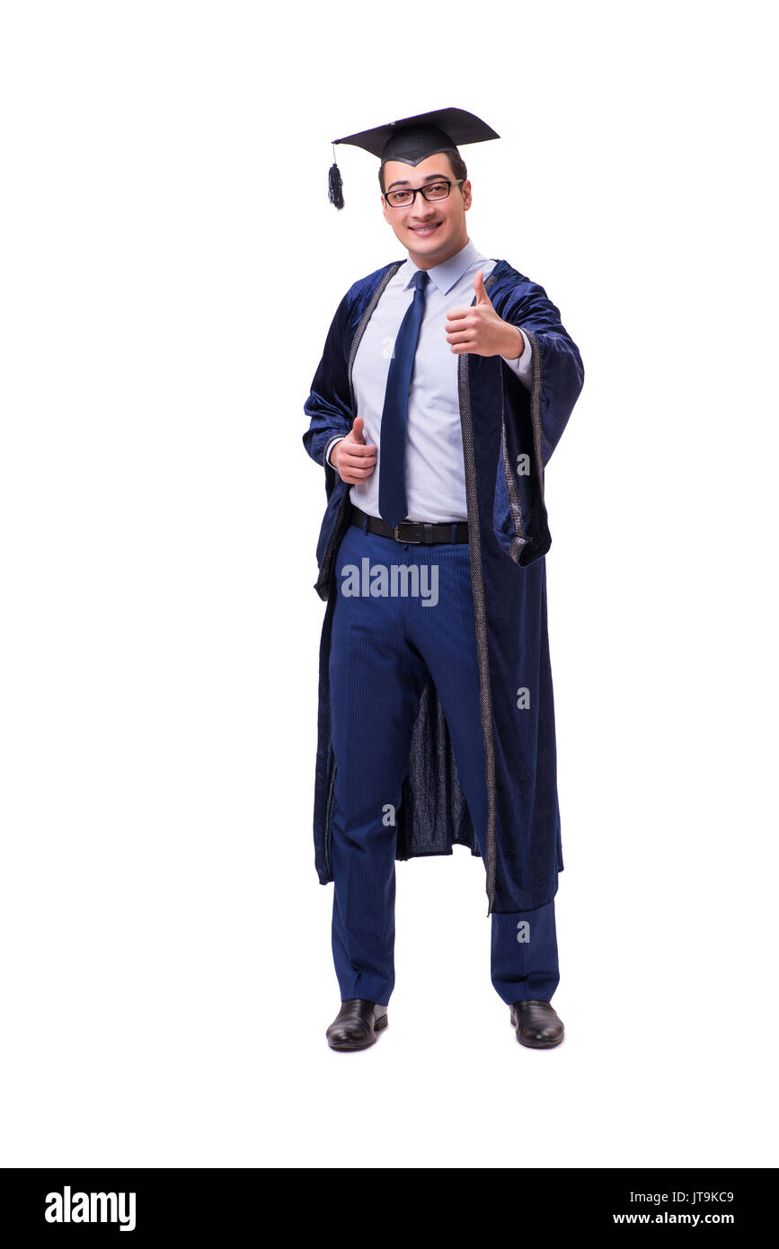 Excited graduating student thumbs up hi-res stock photography and ...