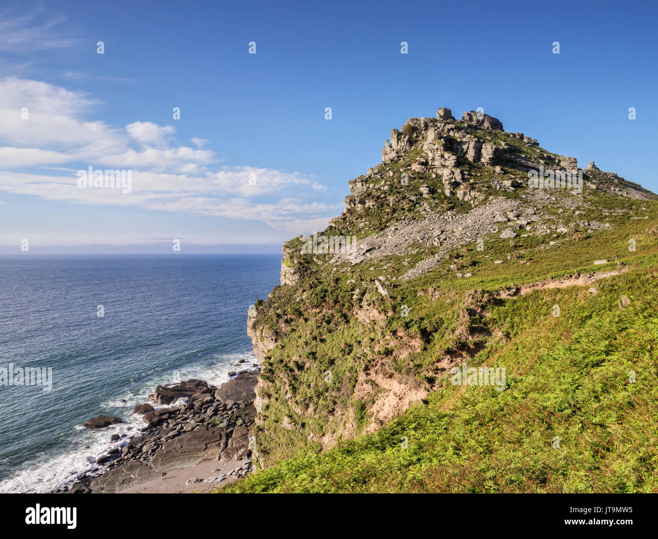 Valley of the Rocks, Lynmouth, North Devon, England, UK Stock Photo - Alamy