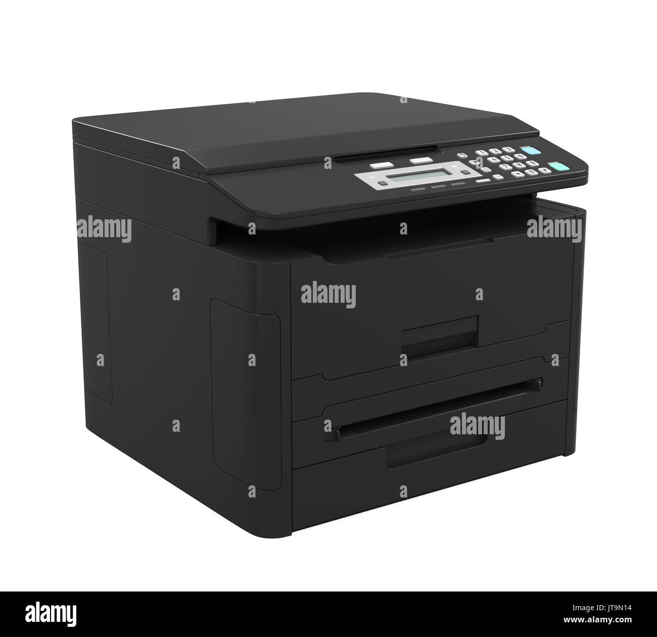 Laser Printer Isolated Stock Photo - Alamy