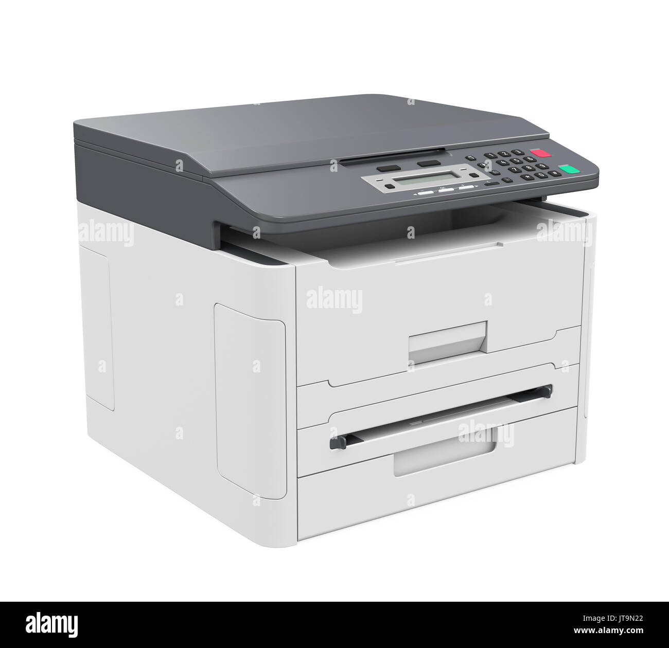 Laser Printer Isolated Stock Photo - Alamy