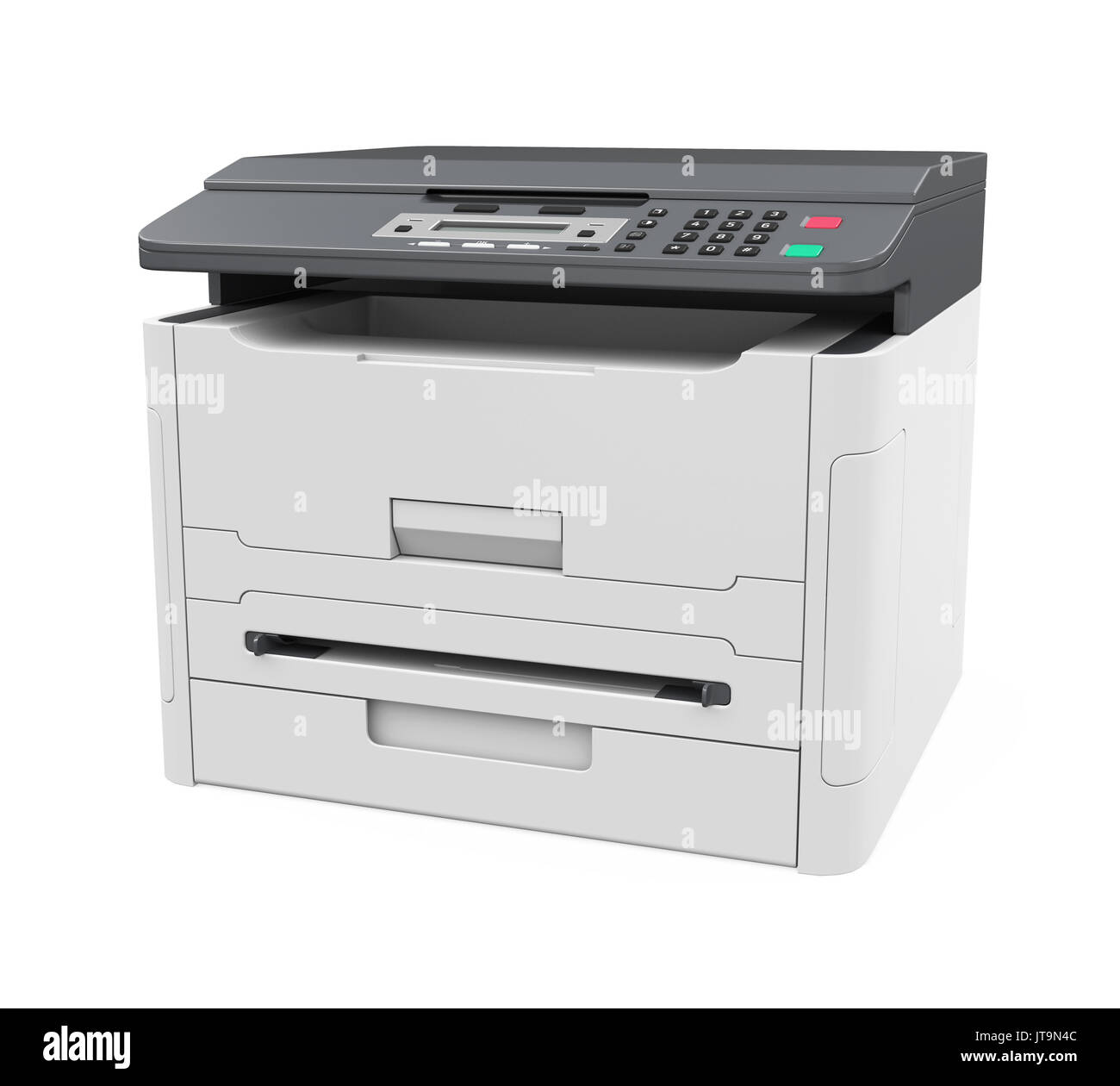 Laser Printer Isolated Stock Photo - Alamy