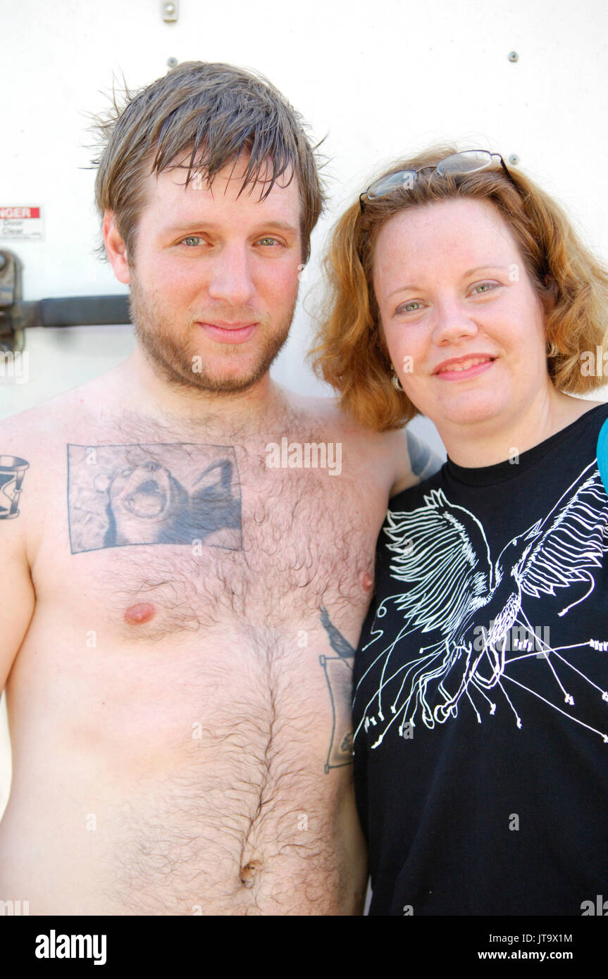 (L-R) Andrew Seward,Guest Against Me! portraits 2007 Lollapalooza ...