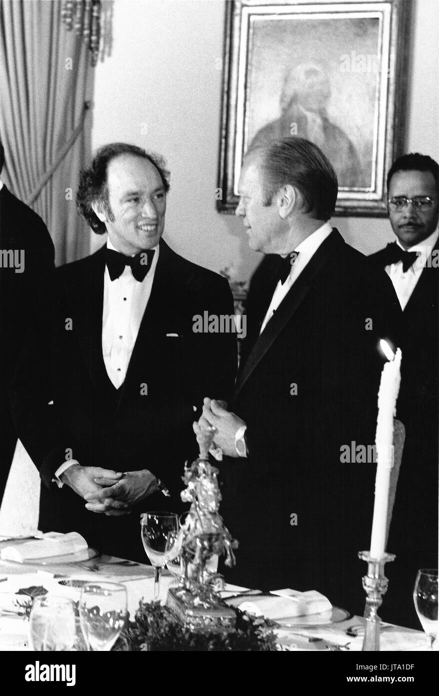 United States President Gerald R. Ford, right, and Prime Minister ...