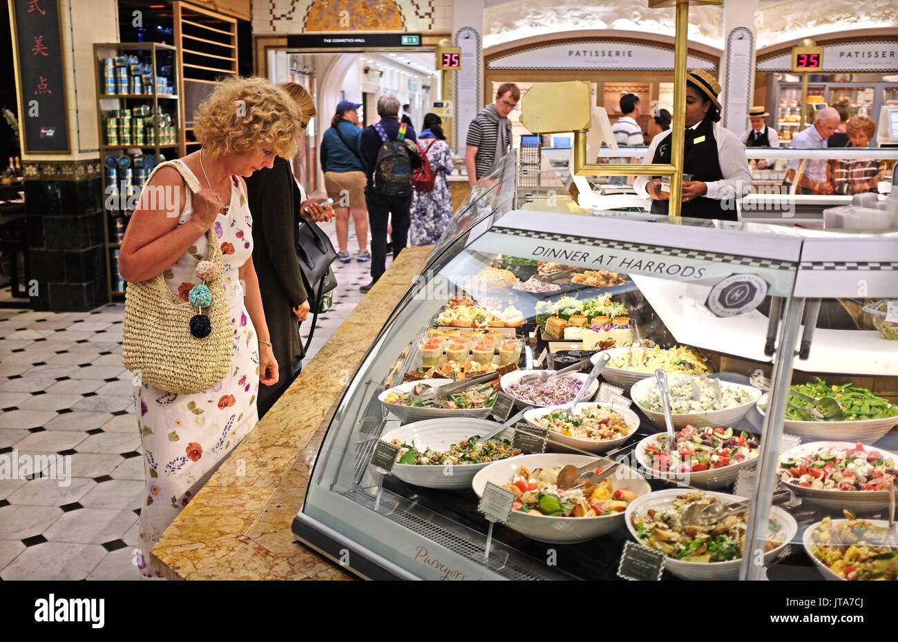 Harrods food hall hi-res stock photography and images - Alamy