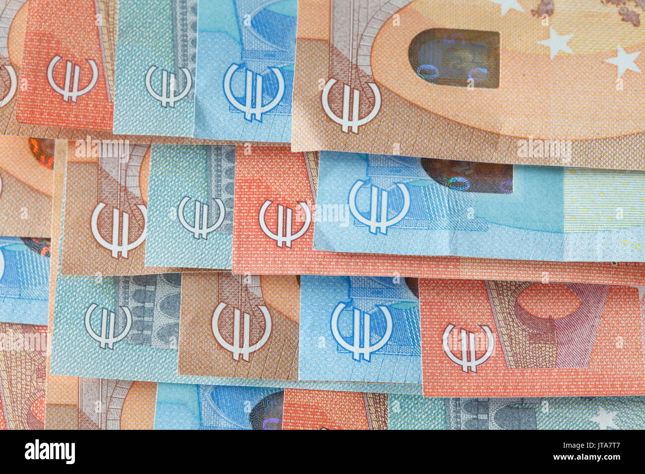 Euro Bills and Euro Symbols, european Money Stock Photo - Alamy