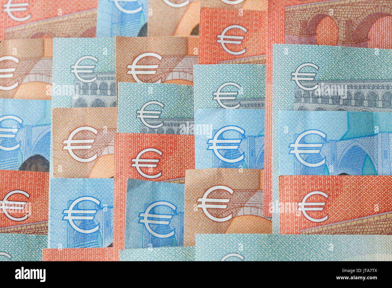 Euro Bills and Euro Symbols, european Money Stock Photo - Alamy