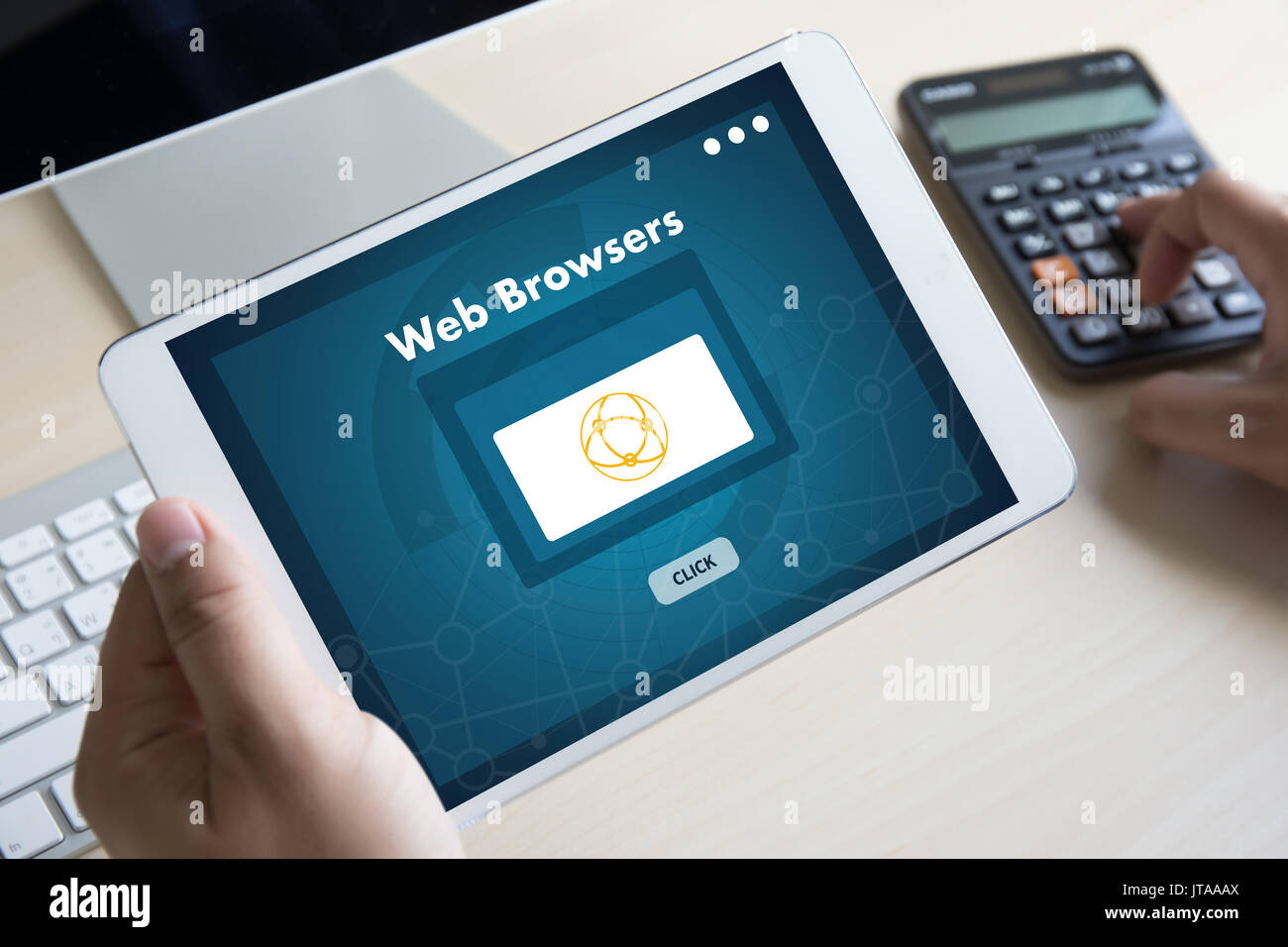 browser http man use computer Web Browsers Online Networking Connection ...