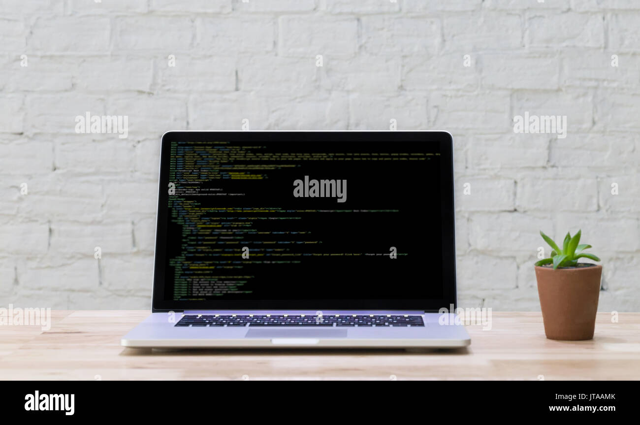 Developer Team Working Laptop Computer Mobile Application Softwareand Web Design Online ...