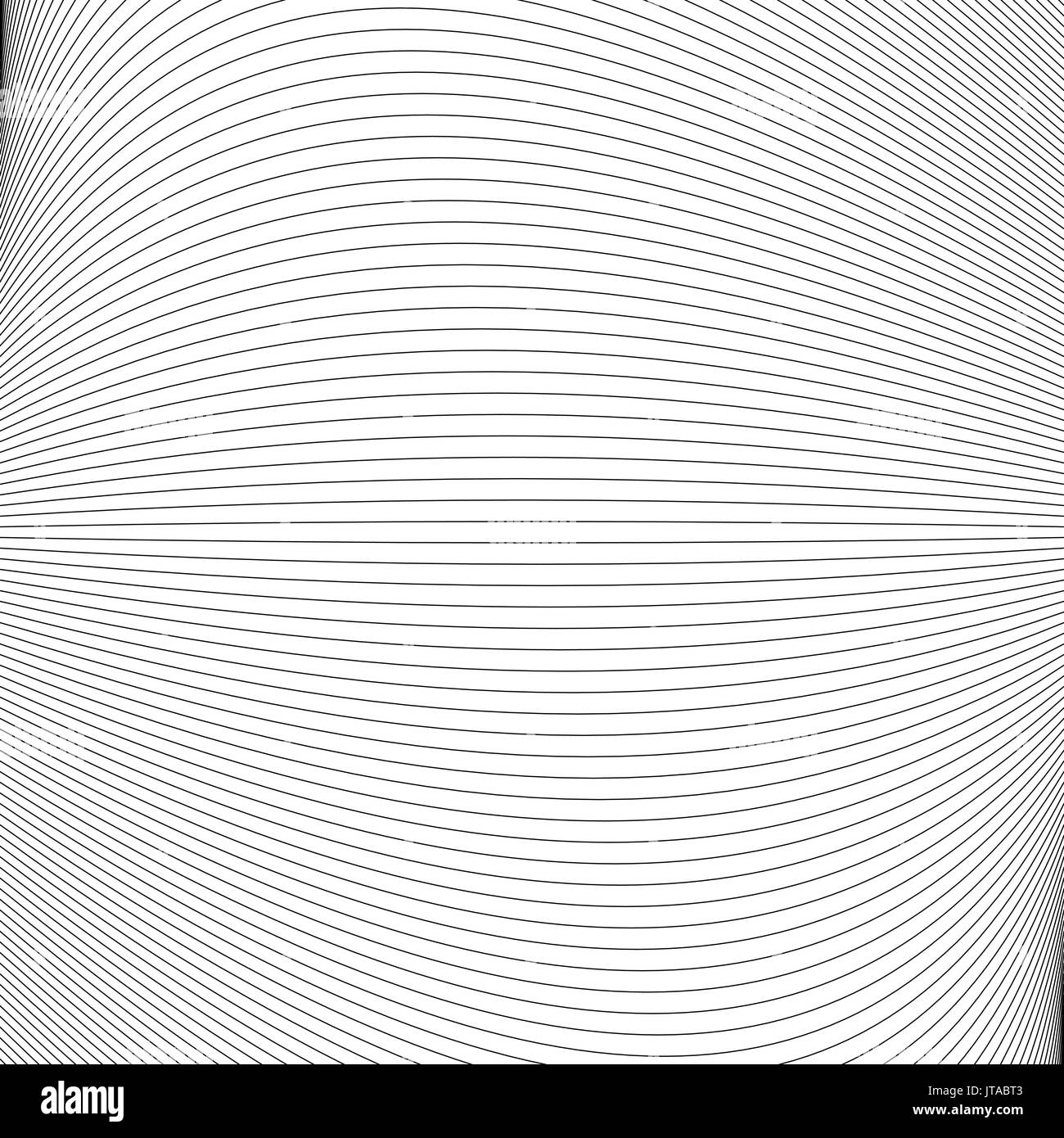 Monochrome abstract line pattern background - vector graphic design ...