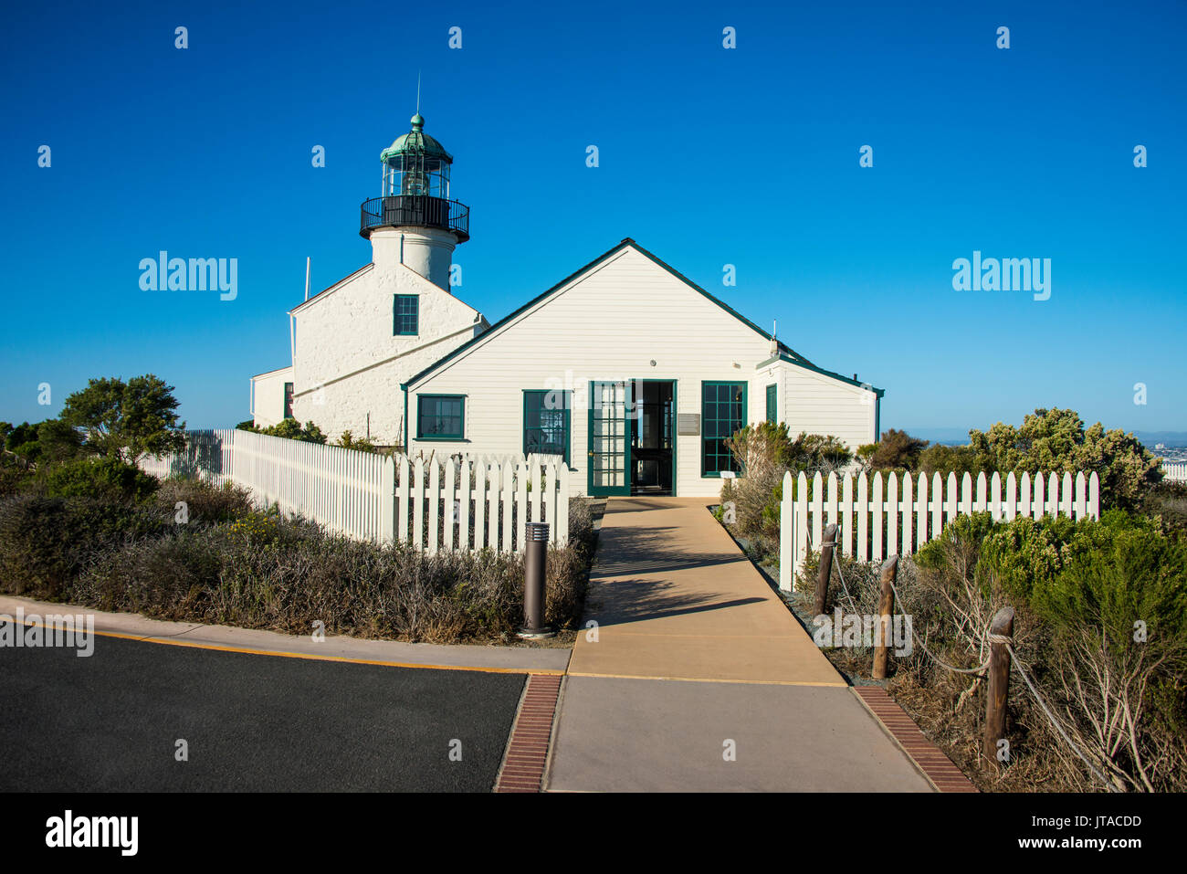 Old Point Loma lighthouse on the Cabrillo National Monument, Point Loma ...