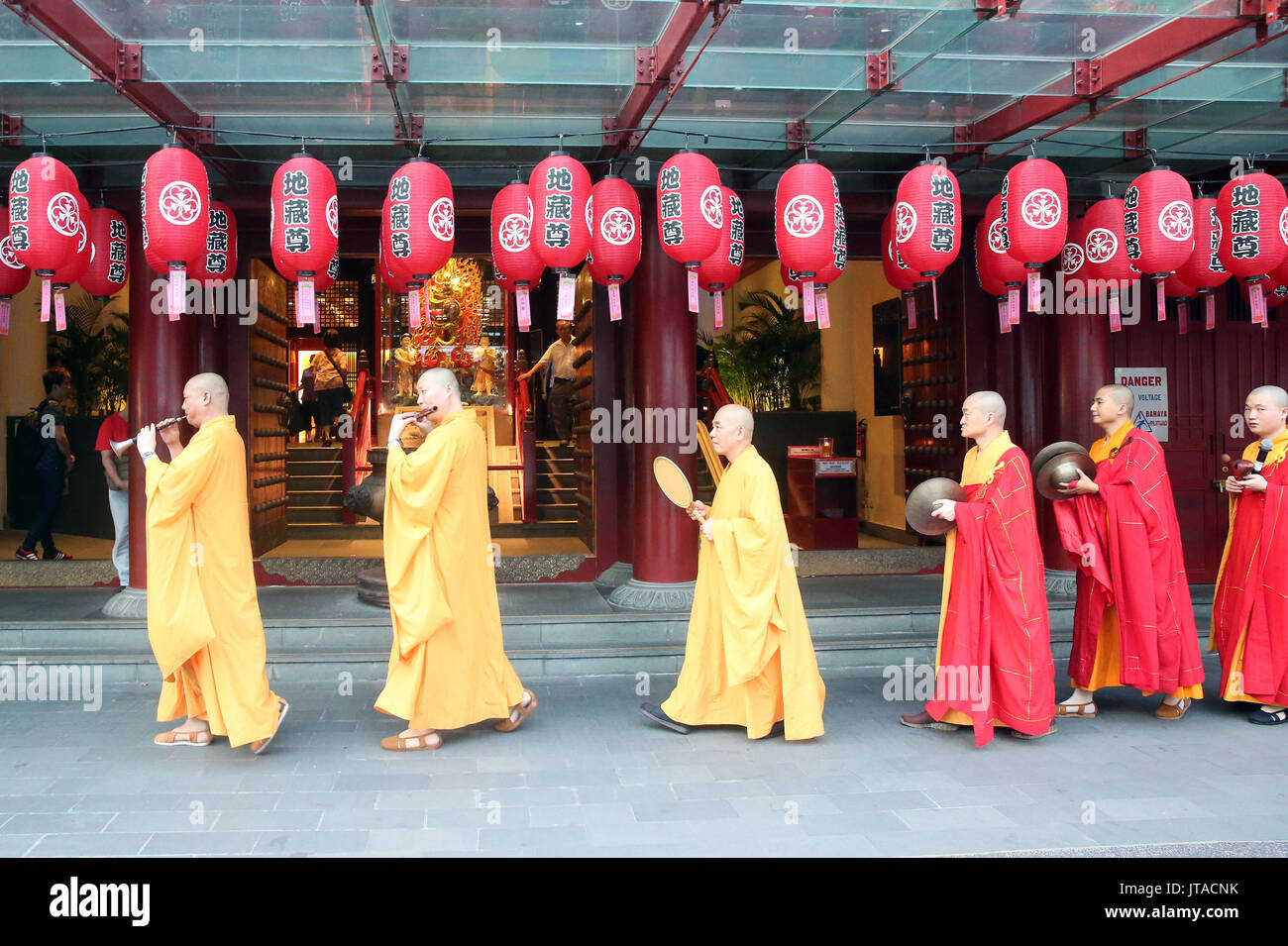 Ullambana ceremony, Buddhist monks' procession, Buddha Tooth Relic ...
