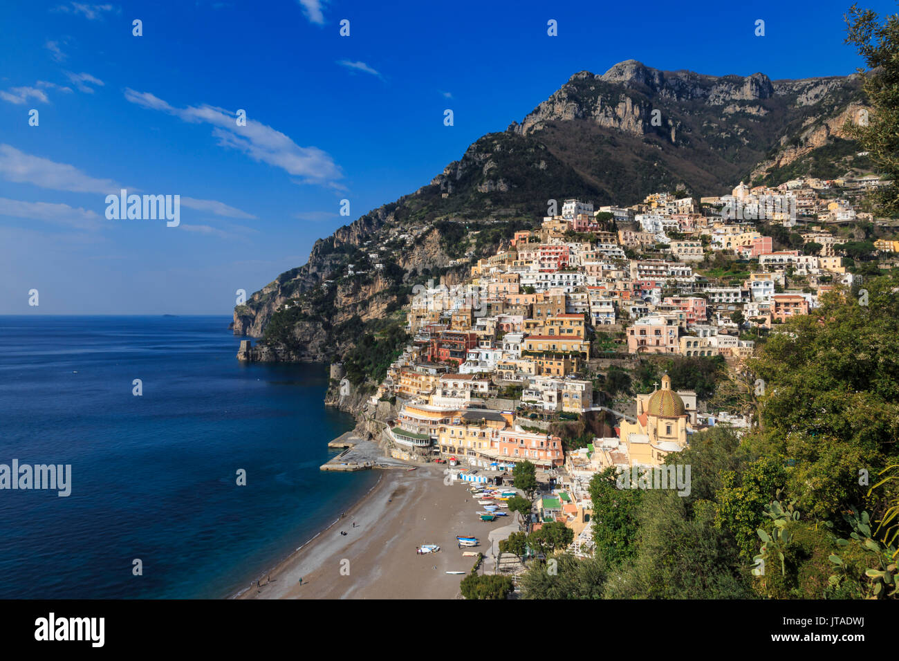 Positano beach people hi-res stock photography and images - Alamy