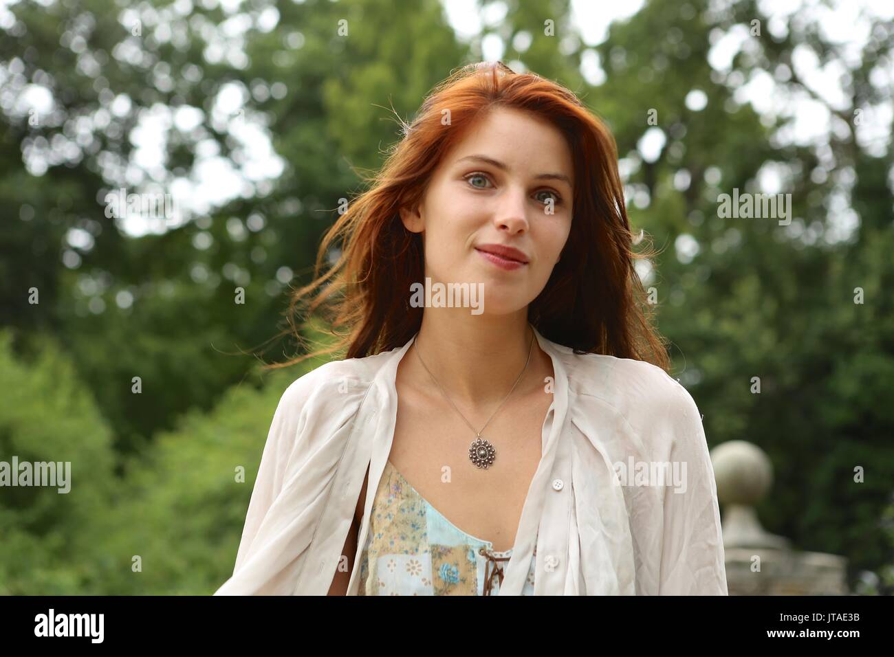 German Model in Wimbledon Park ... 2017 Stock Photo - Alamy