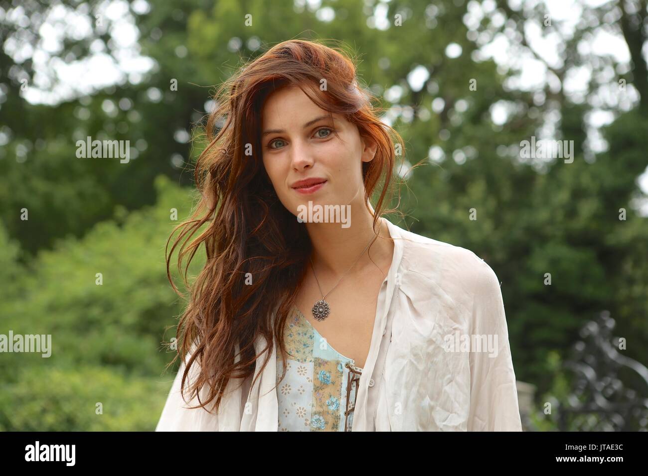 German Model in Wimbledon Park ... 2017 Stock Photo - Alamy