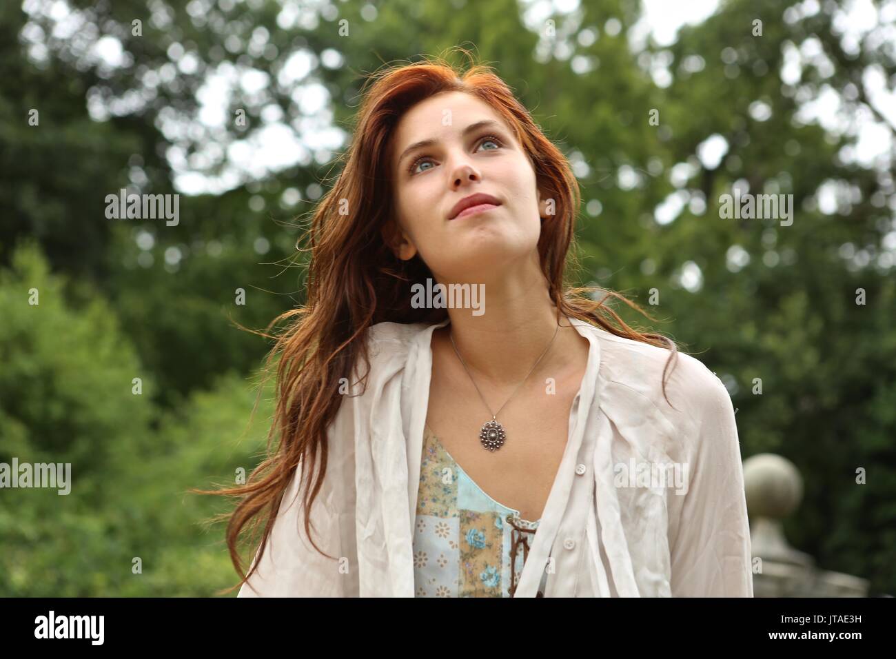 German Model in Wimbledon Park ... 2017 Stock Photo - Alamy