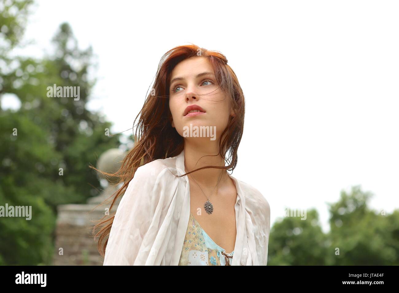 German Model in Wimbledon Park ... 2017 Stock Photo - Alamy