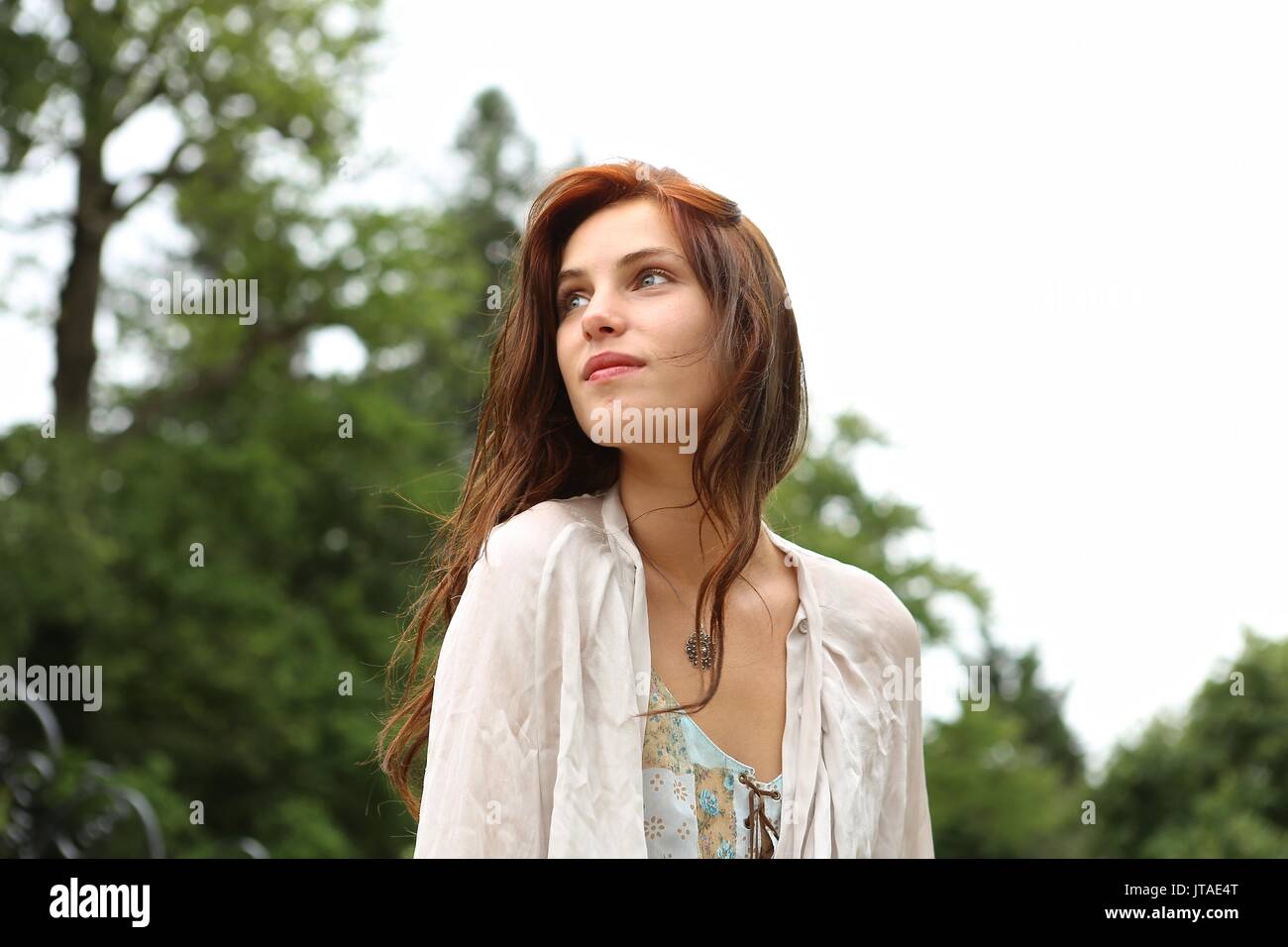 German Model in Wimbledon Park ... 2017 Stock Photo - Alamy