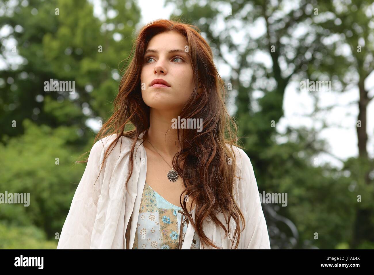 German Model in Wimbledon Park ... 2017 Stock Photo - Alamy