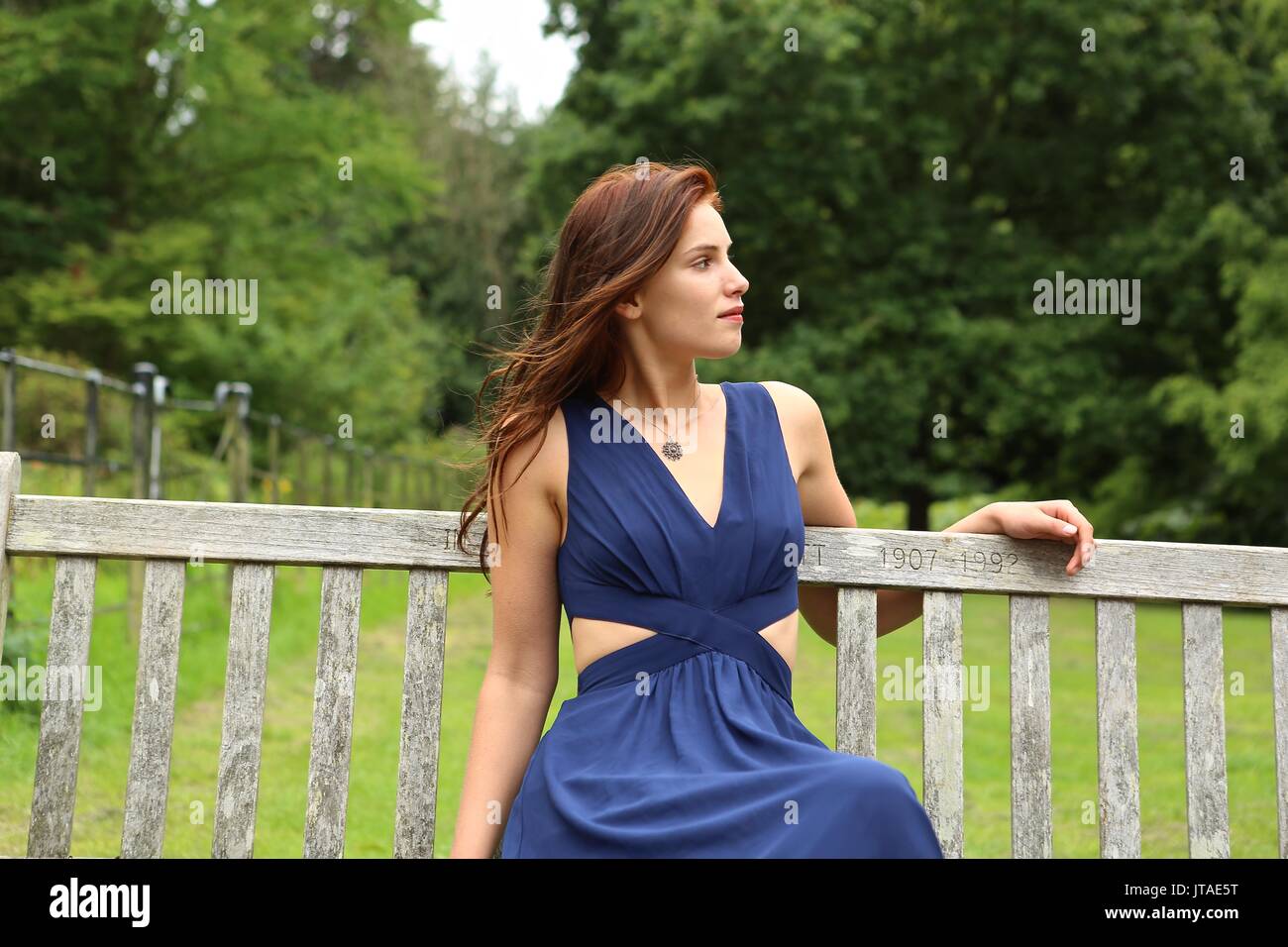 German Model in Wimbledon Park ... 2017 Stock Photo - Alamy