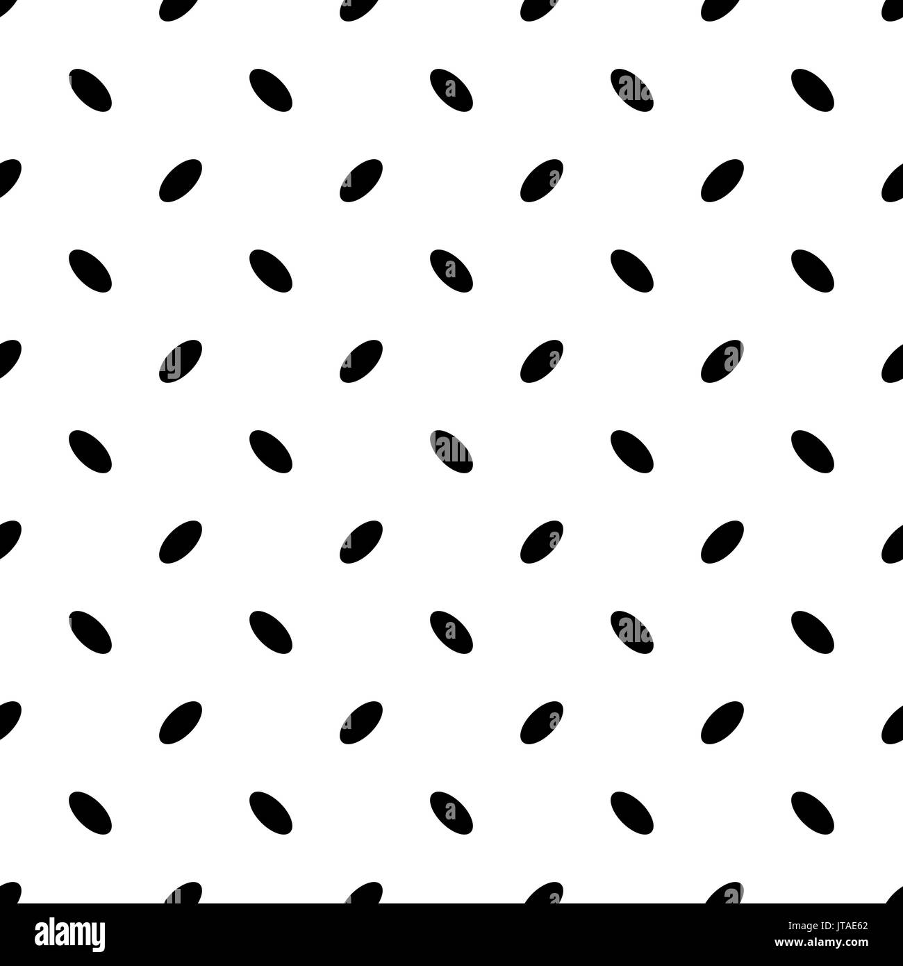 Black and white repeating abstract geometric ellipse pattern - vector ...