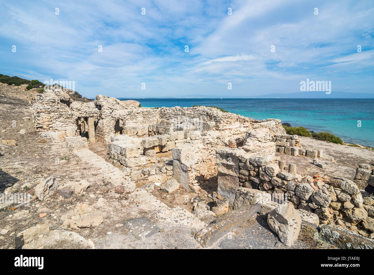 Archaeological site of Tharros, Sardinia, Italy, Mediterranean, Europe ...