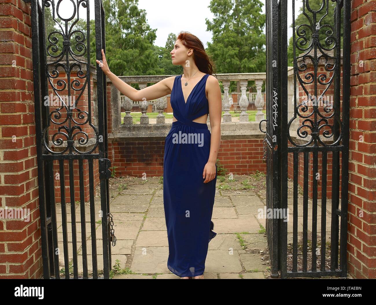 German Model in Wimbledon Park ... 2017 Stock Photo - Alamy