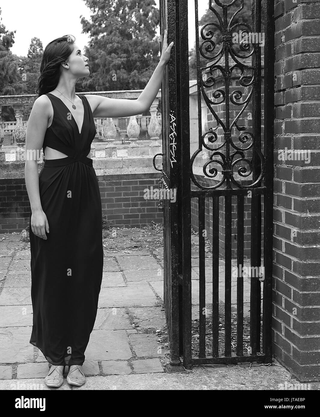 German Model in Wimbledon Park ... 2017 Stock Photo - Alamy