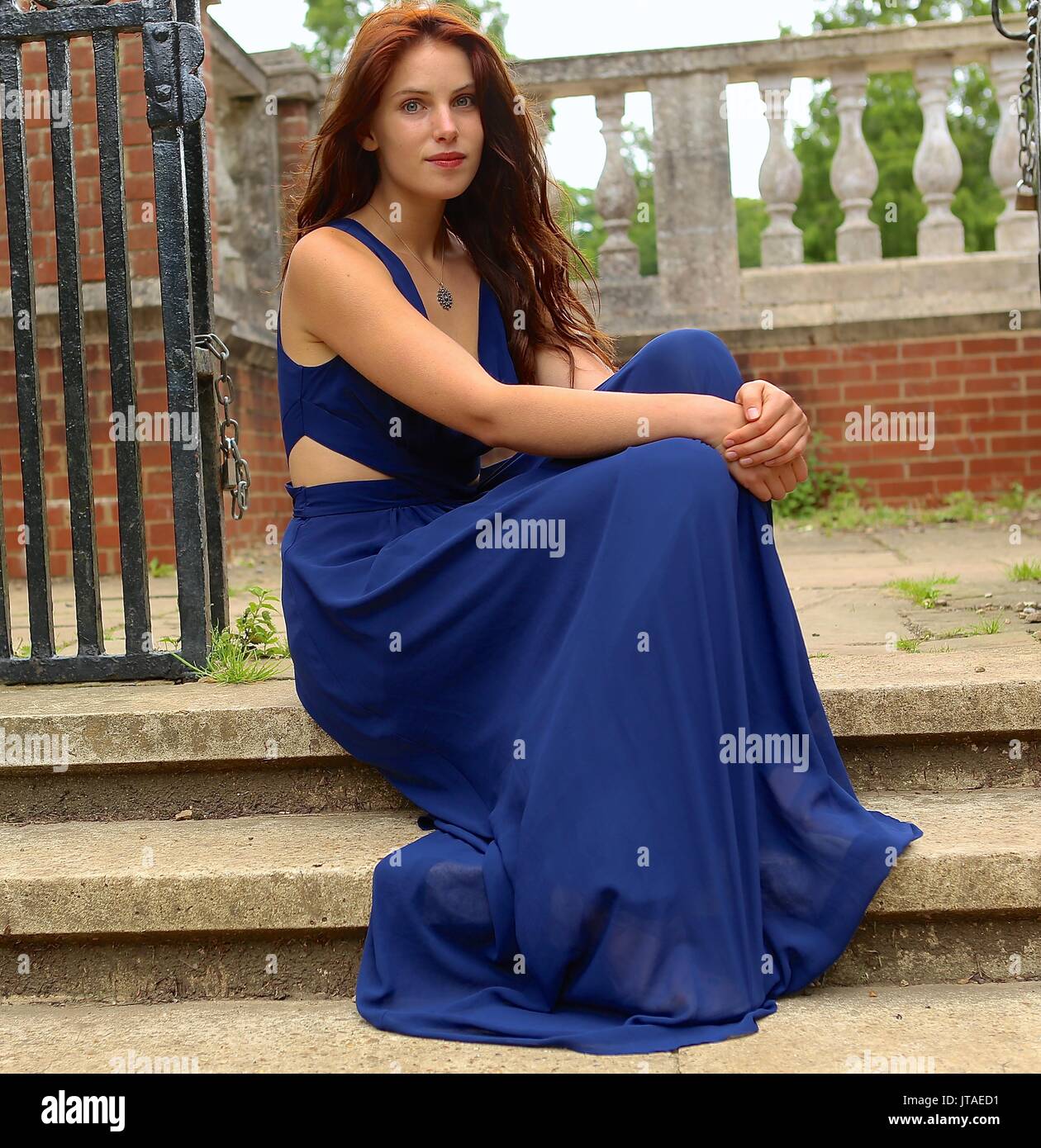 German Model in Wimbledon Park ... 2017 Stock Photo - Alamy