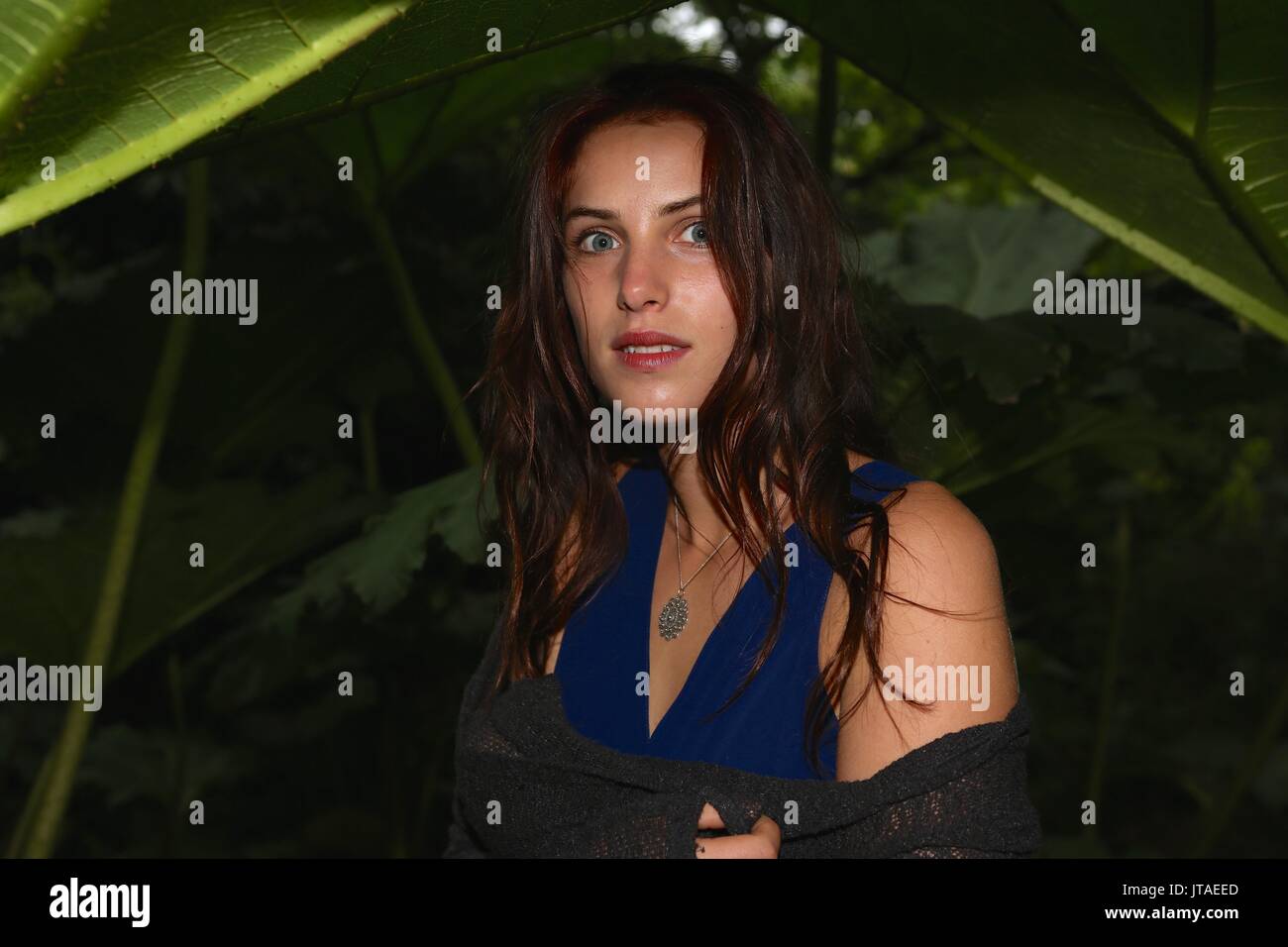 German Model in Wimbledon Park ... 2017 Stock Photo - Alamy