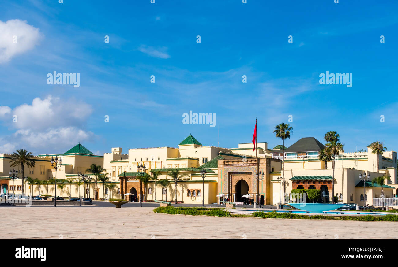 Royal Palace in Rabat, Rabat-Salé-Zemmour-Zaer, Morocco, Maghreb ...