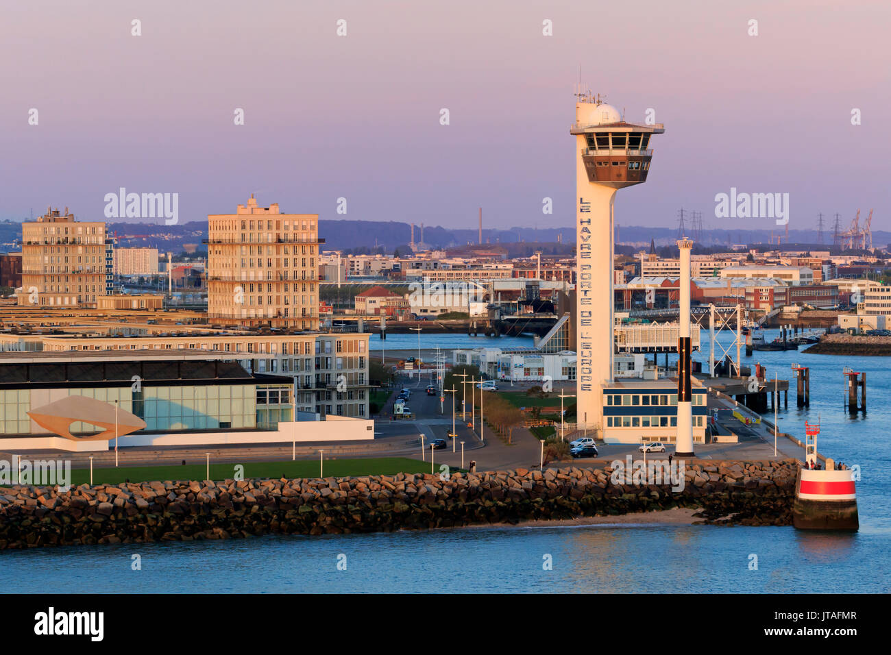 Port Control Tower, Le Havre, Normandy, France, Europe Stock Photo - Alamy