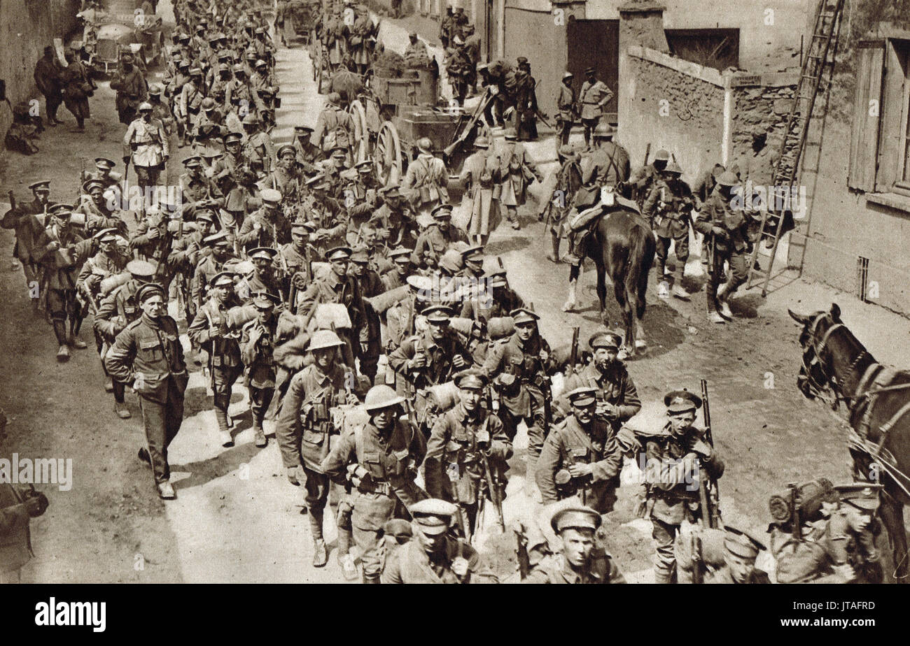 British ww1 troops hi-res stock photography and images - Alamy