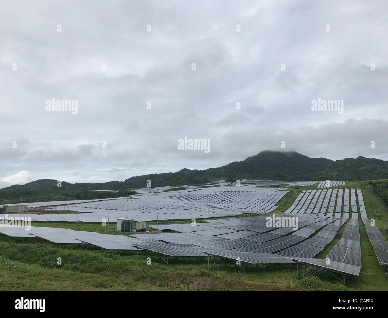 Philippines solar farm hi-res stock photography and images - Alamy
