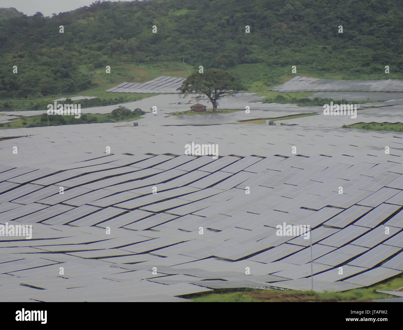 Philippines. 08th Aug, 2017. The Calatagan Solar Farm is a 160 hectares ...
