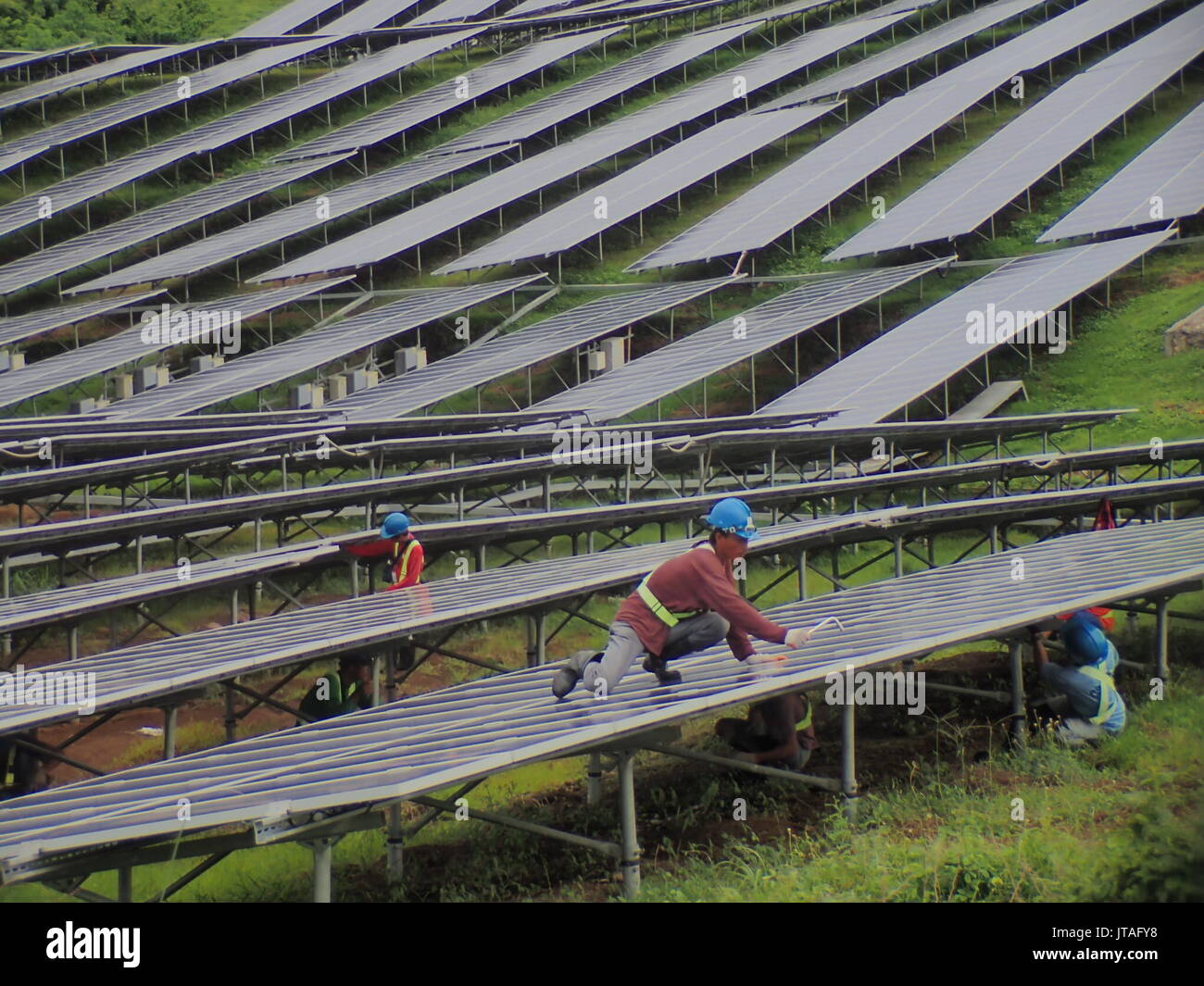 Philippines solar farm hi-res stock photography and images - Alamy