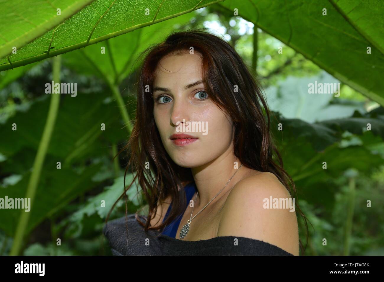 German Model in Wimbledon Park ... 2017 Stock Photo - Alamy