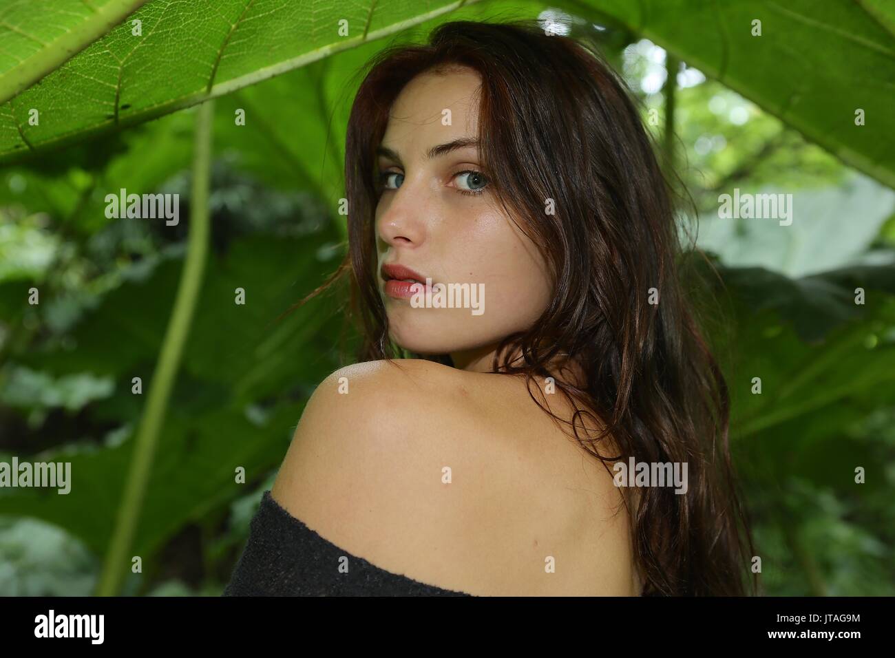 German Model in Wimbledon Park ... 2017 Stock Photo - Alamy