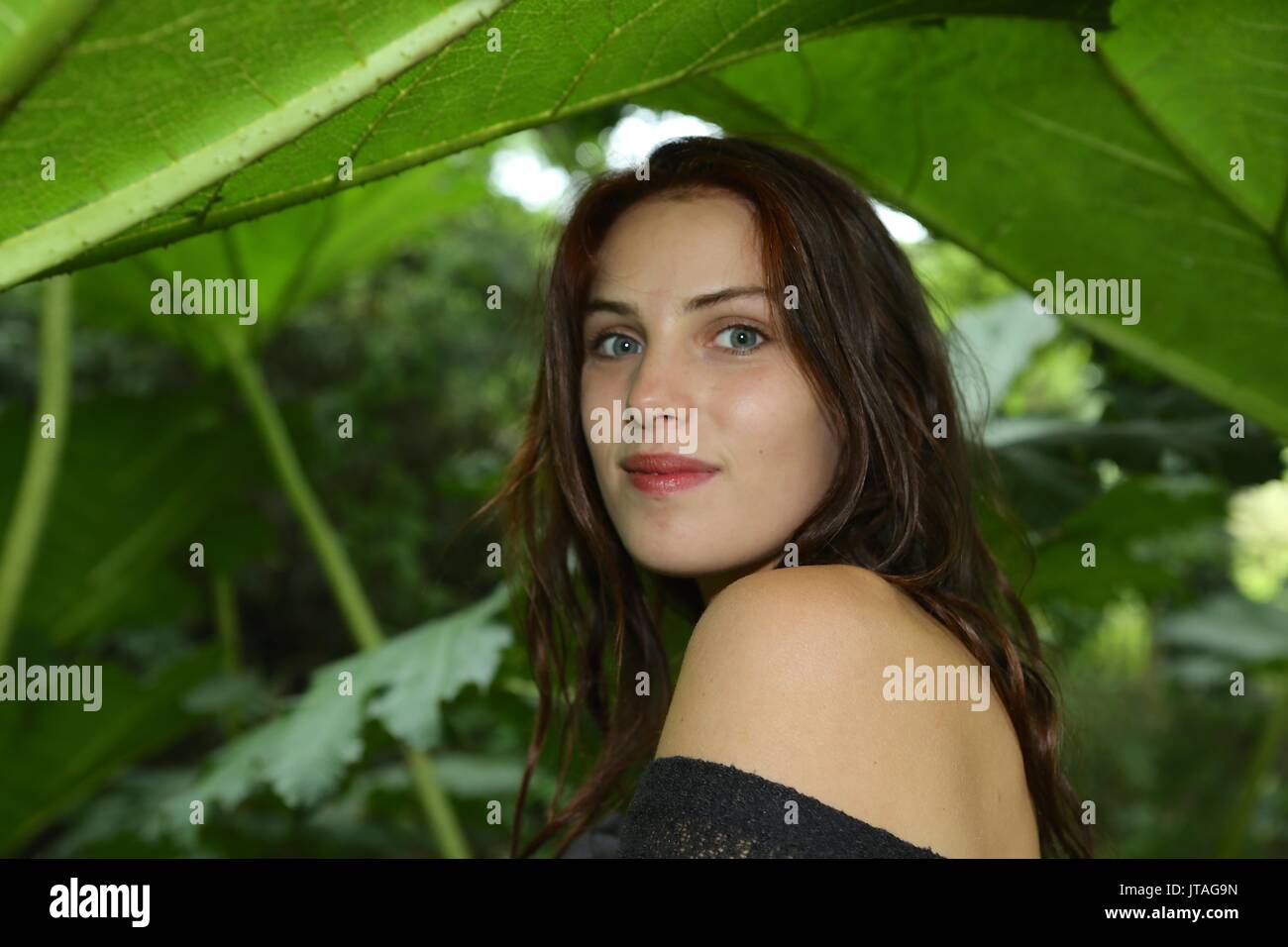 German Model in Wimbledon Park ... 2017 Stock Photo - Alamy
