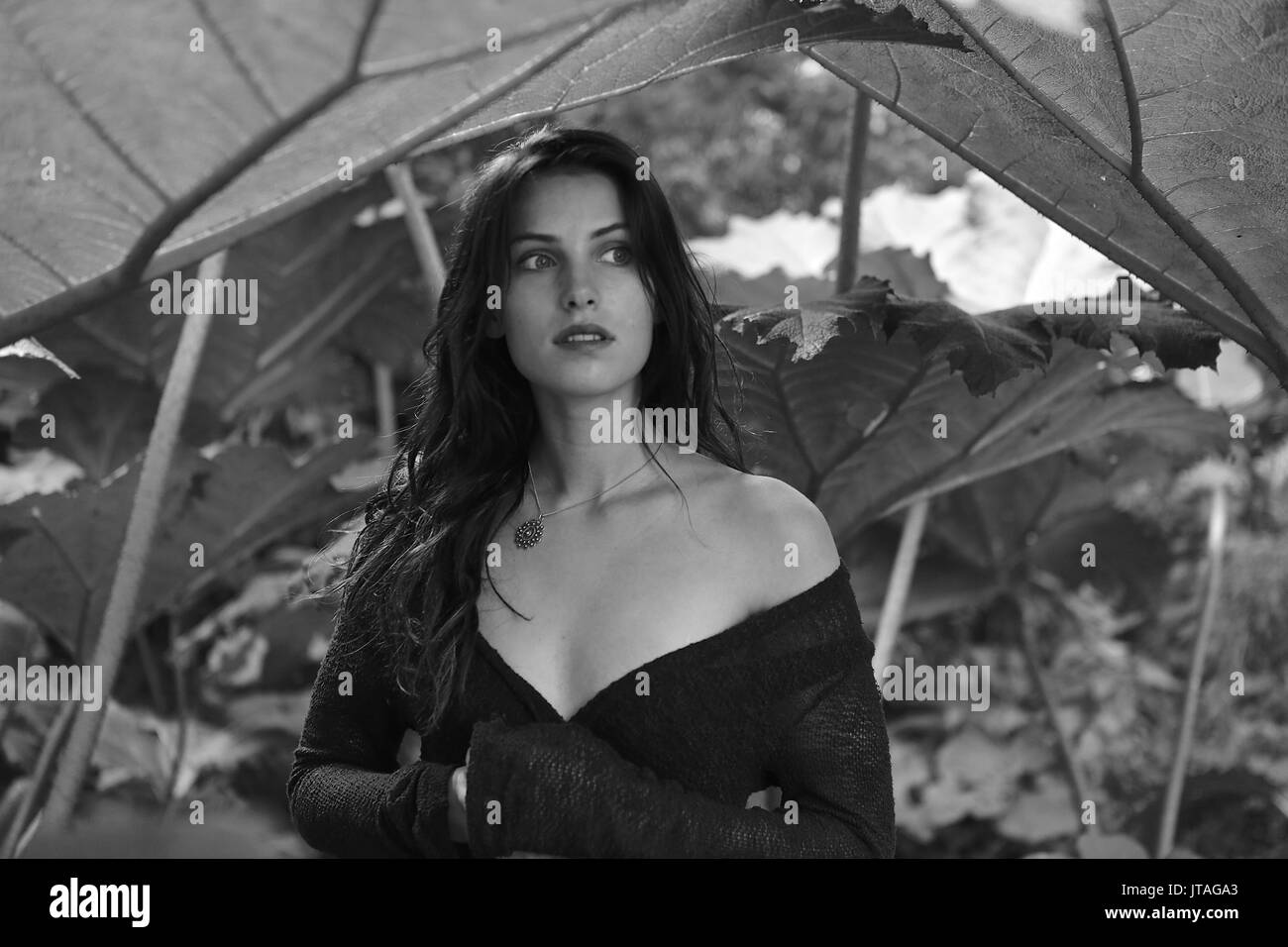 German Model in Wimbledon Park ... 2017 Stock Photo - Alamy