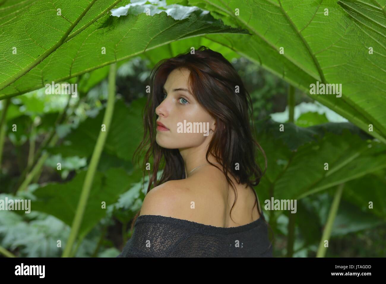 German Model in Wimbledon Park ... 2017 Stock Photo - Alamy