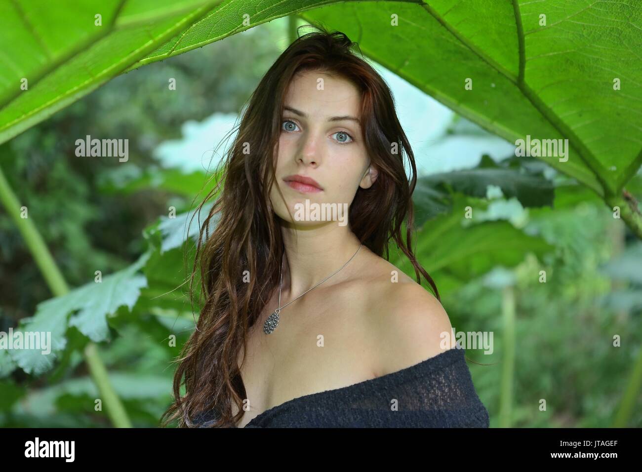 German Model in Wimbledon Park ... 2017 Stock Photo - Alamy