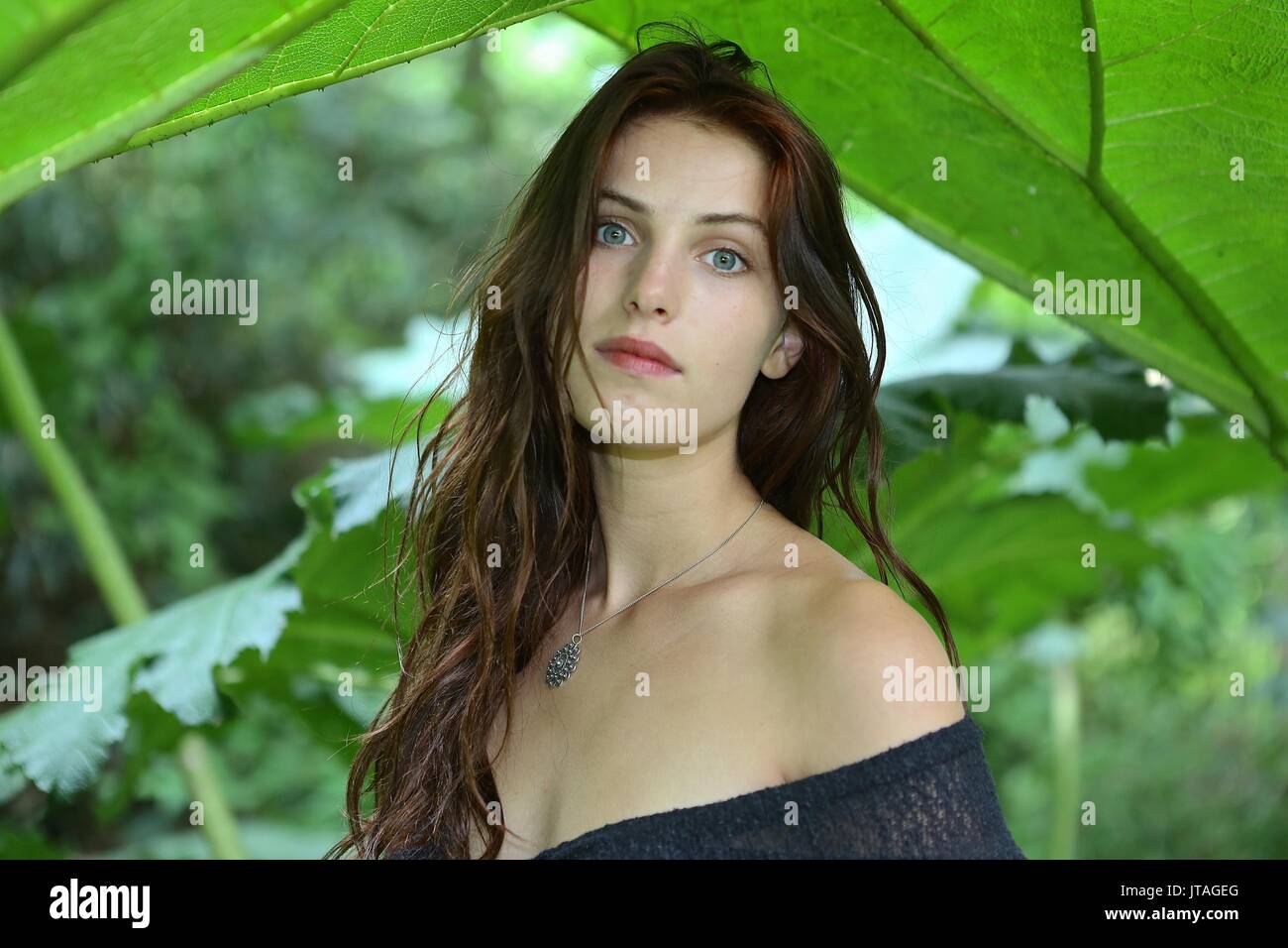 German Model in Wimbledon Park ... 2017 Stock Photo - Alamy
