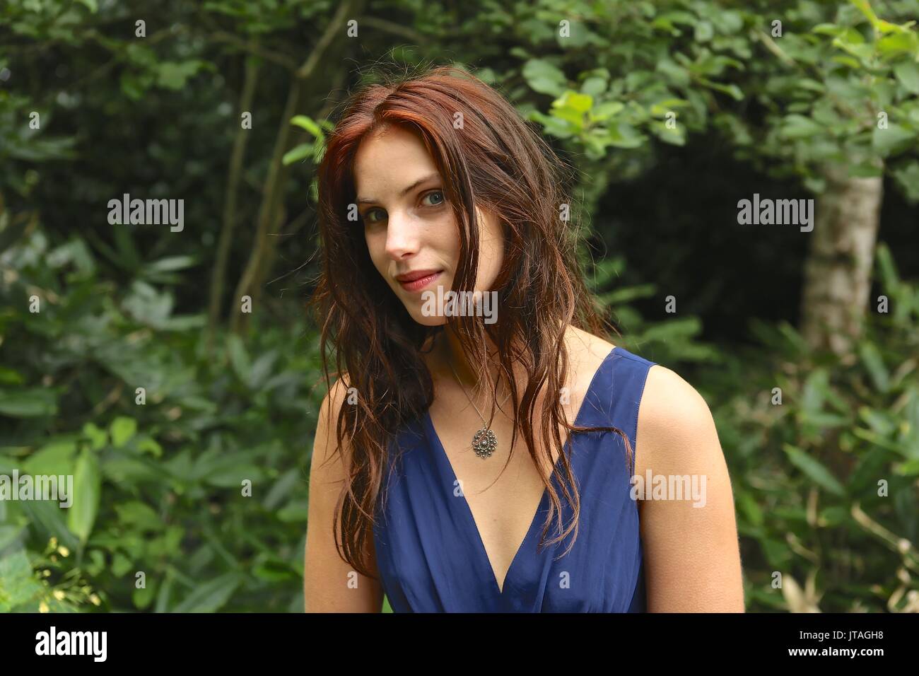 German Model in Wimbledon Park ... 2017 Stock Photo - Alamy